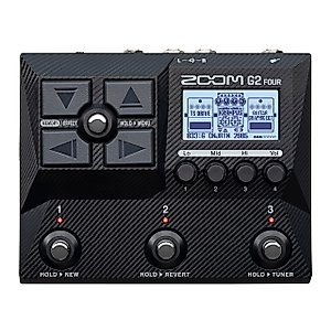 Zoom G2 Four Guitar Multi-Effects Processor, Multi-Layered IR’s, Amp Modeling, 75+ Built-in Effects, Looper, Rhythm Section, Tuner, Audio Interface, Lightweight