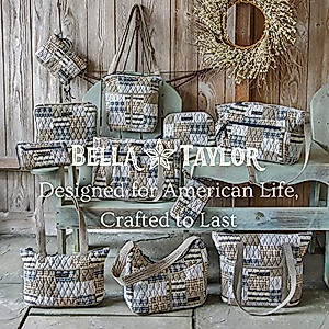 Bella Taylor Ashmont Hipster Quilted Cotton Country Patchwork Crossbody Purse with Pockets