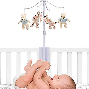 Lambs & Ivy Disney Baby Winnie The Pooh Hugs Musical Baby Crib Mobile Soother