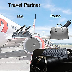 Heat Resistant Mat Pouch and Heat Resistant Glove for Curling Irons, Hair Straightener, Flat Irons and Other Hair Styling Tools 11.5" x 6", Black