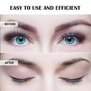 Eyelash Extension Glue Remover, PINKZIO Lash Extension Cream Remover For Eyelash Extension Glue, Fast Lash Adhesive Dissolution, Easy To Control, No Damage To Natural Lahes-5 ml, white