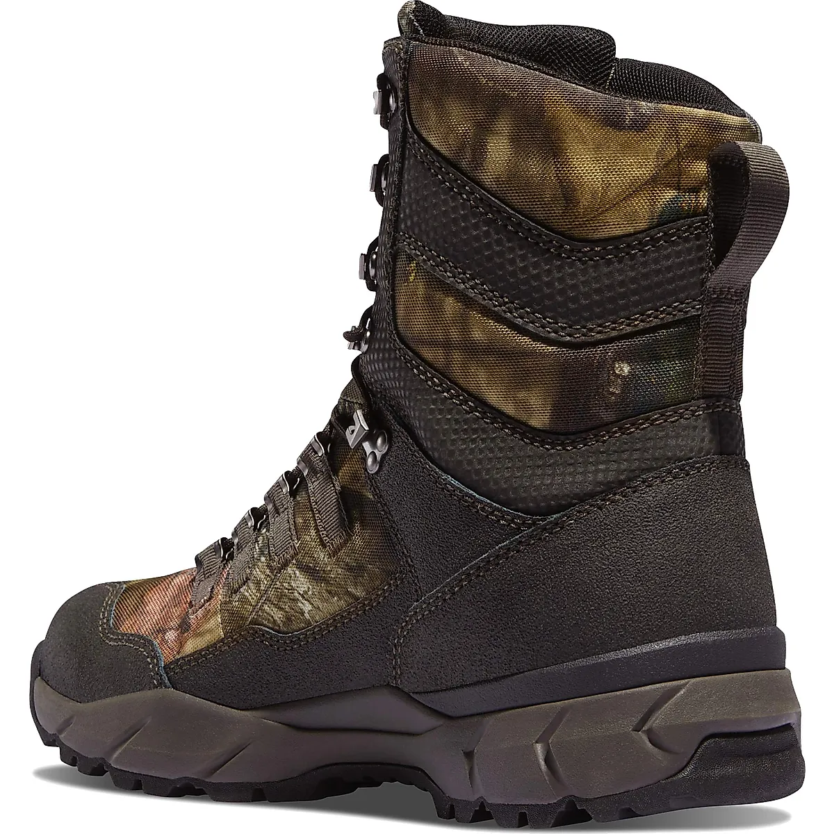 Danner Vital 8” Waterproof Hunting Boots for Men Insulated with 400g Thinsulate Ultra, Leather & Textile Upper, Comfort Footbed & Traction Outsole, Mossy Oak Break-Up Country - 9 D