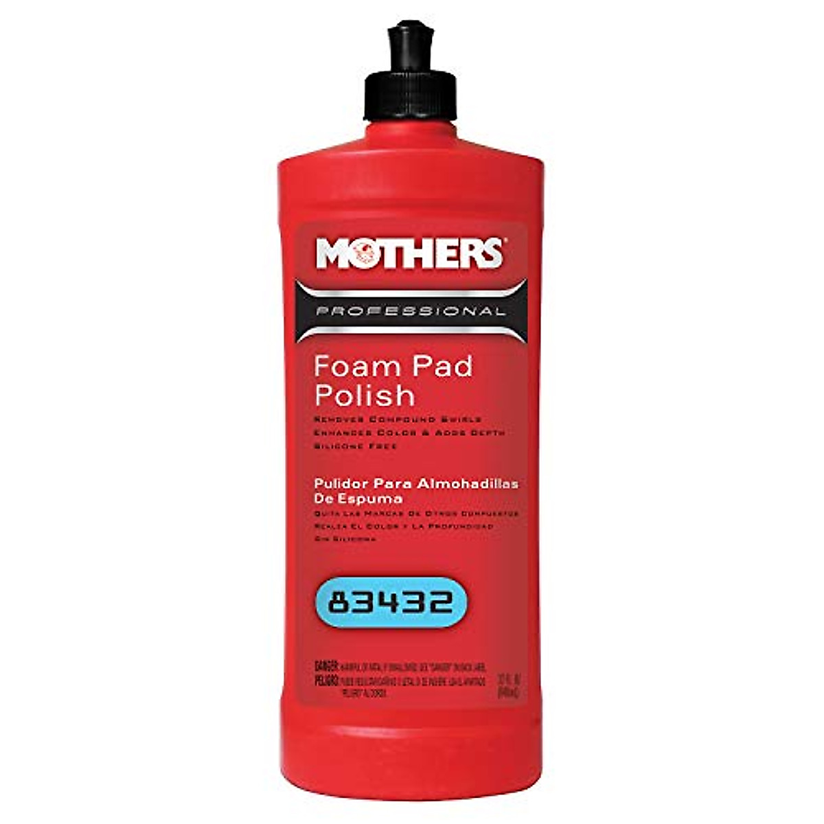 Mothers 83432 Professional Foam Pad Polish, 32 oz