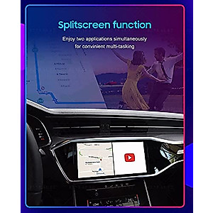 Smart World Company MMB 9.0 Android OS Video Streaming Adapter for Carplay and Android Auto Media interfaces enables app Download Music Video Navigation USB Type-C