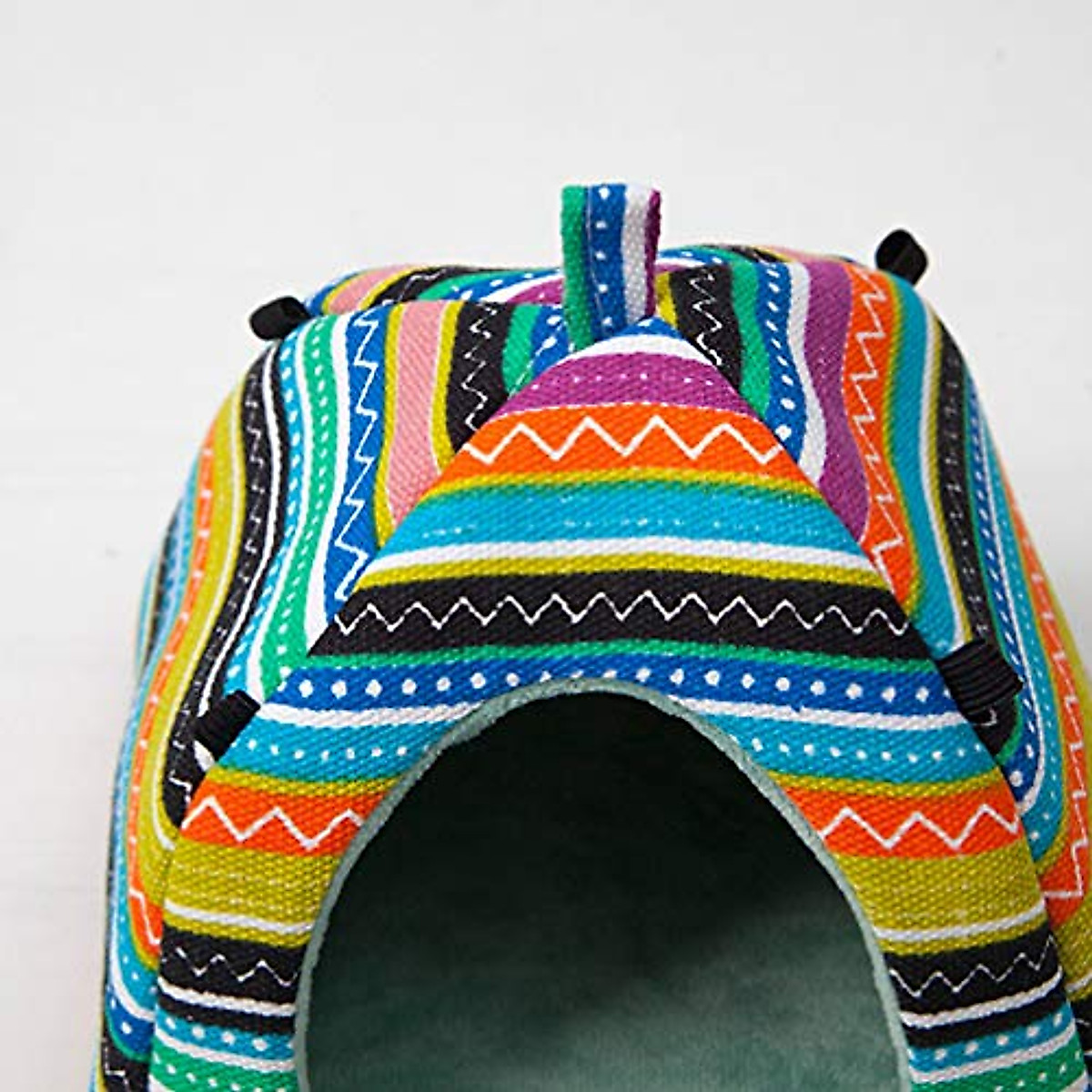 POPETPOP Adorable Guinea Pig House Bed - Warm Small Animals Winter Nest - Hamster, Hedgehog, Chinchillas, Squirrels, Guinea Pig Hanging Cage Cave Bed (Mongolia Style)