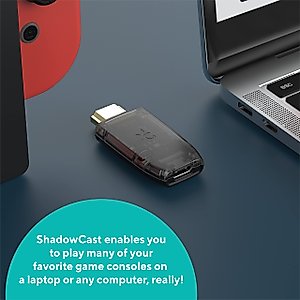 Human Things GENKI ShadowCast - Easily Connect and Play Game Consoles on The Laptop, Smallest Capture Card with Great Performance