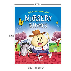 Nursery Rhymes Board Book: Illustrated Classic Nursery Rhymes (My First Book series)
