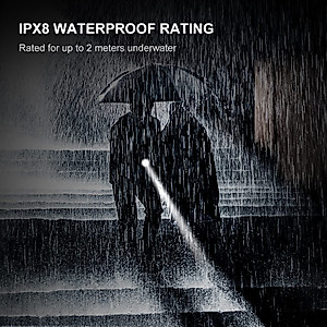 klarus XT21X Pro 4400 Lumens Rechargeable Advanced Tactical Flashlight, Beam Reach 336m, 5000mAh Battery, Super Bundle