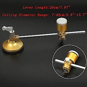 Heavy-duty Circular Glass Cutter with Suction Cup 40#