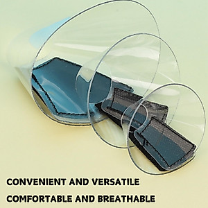 Sugar Glider Recovery Cone - Adjustable Protection Collar Soft Recovery Collar for Rat Bird Hamster Rabbit Guinea Pig After Surgery Wound Healing Elizabeth Neck E Collar for Small Animal (M (6-12cm))