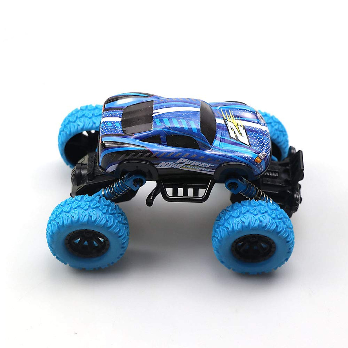 Chilartalent Pull Back Cars for Kids -Toy Trucks for Boys Alloy Toy Car Educational Toy Monster Trucks Inertia Car Toy for Boys Girls Toddler Gifts (Blue)