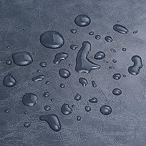 STARY 78" Faux Leather Comfy Couch for Living Room Sofas, Navy