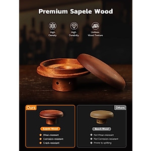 Cocktail Smoker Kit with Torch, [8 Flavors Wood Chips] Domxty Old Fashioned Cocktail Kit/Bourbon/Whiskey Smoker Infuser Kit for Coffee and Flavor Drink, Gifts for Men, Father & Husband (No Butane)