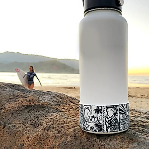 REUZBL Protective Silicone Bottle Boot for Owala FreeSip 40 oz, Hydro Flask 32-40 oz, Iron Flask, Takeya, Thermoflask, and Similar Wide Mouth Water Bottles, Protective Bottle Accessory