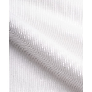 Reebok Men’s Undershirts – Soft Breathable A-Shirt Tank Top (3 Pack), Size Large, All White