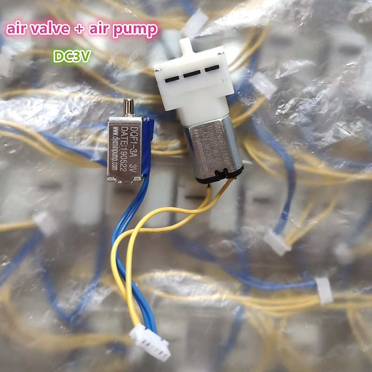 Submersible Sump Pump One Set DC 3V Air Pump 3V Air Valve 030 Mini Pump DQB030-A DQF1-3A Solenoid Valve Transfer Pump