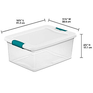 14L Latch Clear Storage Box