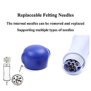 Needle Felting, Felting Needle Tool with 7 Needles, Needle Felting Stitch Punch Tool - Wool Felt Needle Tools - Felting Starter Kit for DIY Patchwork & Craft - Make Beautiful Felt Animals & Patterns