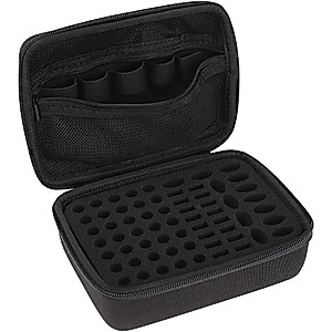 HUIZHU EVA Storage case with Elastic Protective Sponge for Storing 5IO pen Battery and Electronics and USB Charger and U disk (Black)
