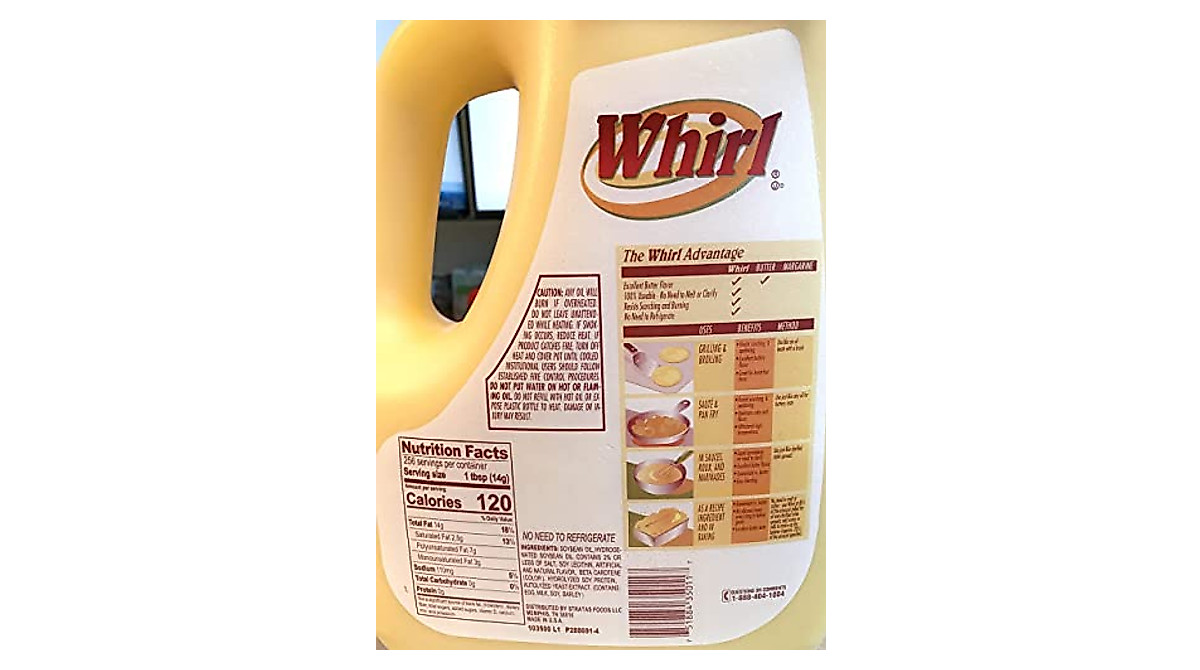 Whirl Butter Flavored Oil - Perfect for Cooking