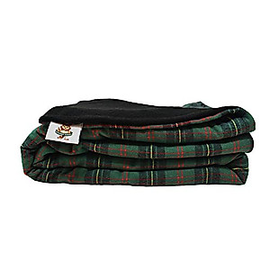 SENSORY GOODS Young Adult - Deluxe - Made in America - Medium Weighted Blanket 10lb Medium Pressure - Dwight Pattern - Fleece/Flannel (66" x 42") Provides Comfort and Relaxation.