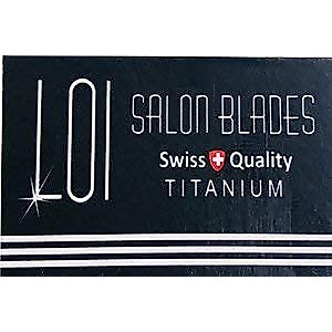 100 Loi Titanium Double Edge Razor Blades For Safety Razor - Men´s Safety Razor Blades For Shaving For Men For A Smooth And Clean Shave (1 Year Supply)