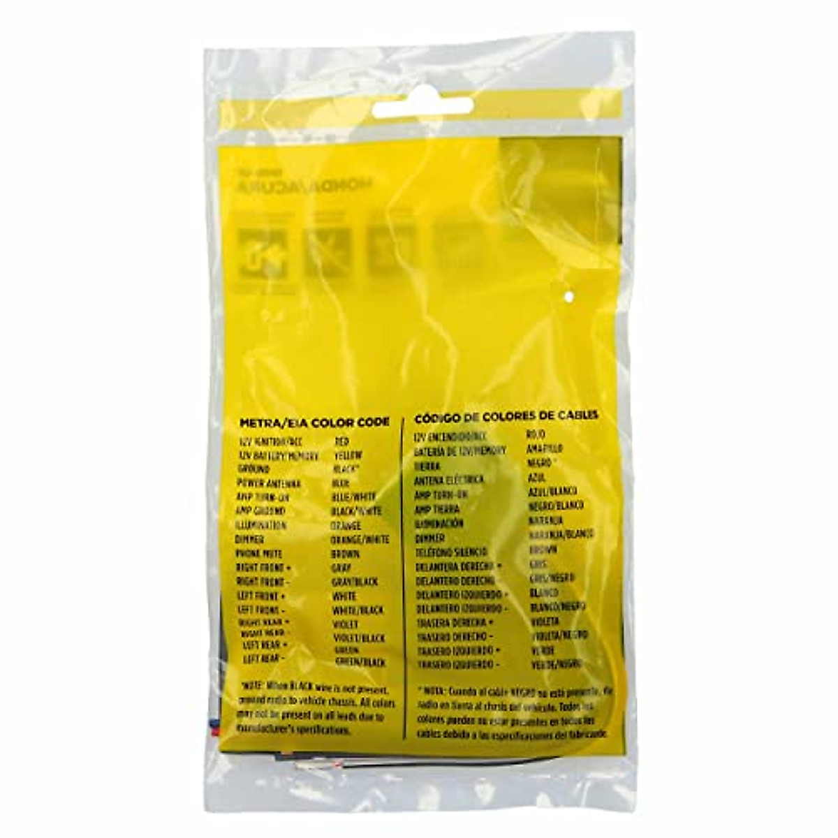 Metra 70-1721 Wiring Harness for 1998-2013 Acura/Suzuki/Honda Vehicles