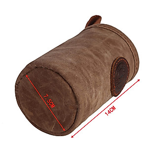 Tourbon Canvas Waist Belt Beer Holster Drink Water Bottle Hip Holder Pouch