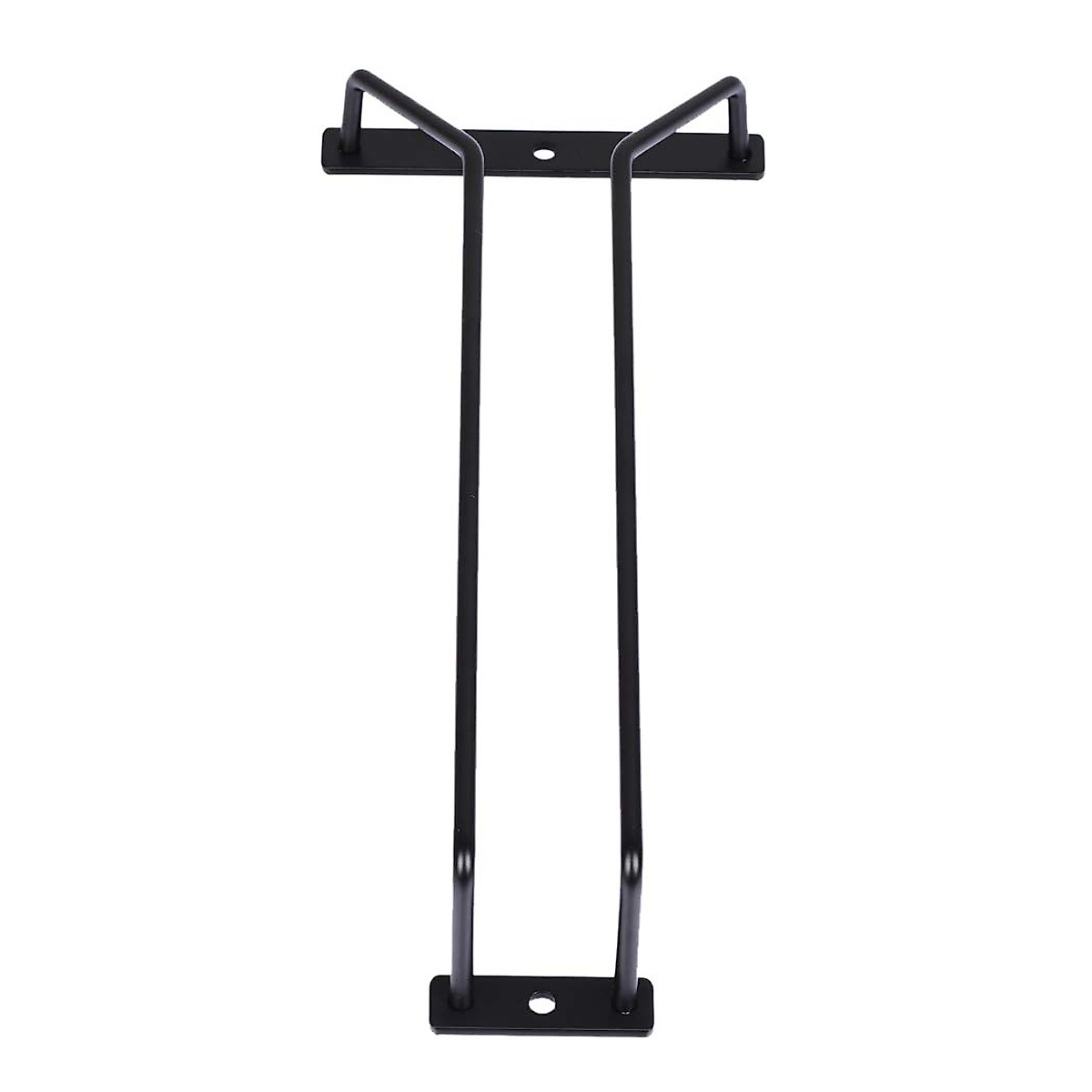 Dianoo Wine Glass Holder, Stemware Rack, Wine Glass Rack Under Cabinet With Screws, 27cm 1 Row Black