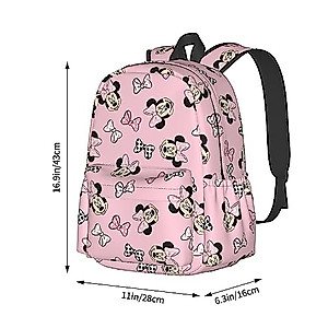 SSNDFVY Large Capacity Cute Anime Cartoon Adult Travel Backpack For Men Women Notebook Laptop Bags Hiking Camping Work -S20