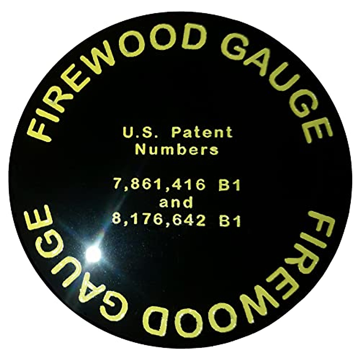 Adjustable Firewood Gauge - Adjusts from 14" to 26" - The Original Patented Firewood Measuring Tool – Strong Durable Flexible Fiberglass - 88 Pound Pulling Force Magnet attaches to Any Chainsaw Bar.