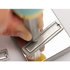 ImpressArt Large Drop Border Pewter Stamping Blank Clearance