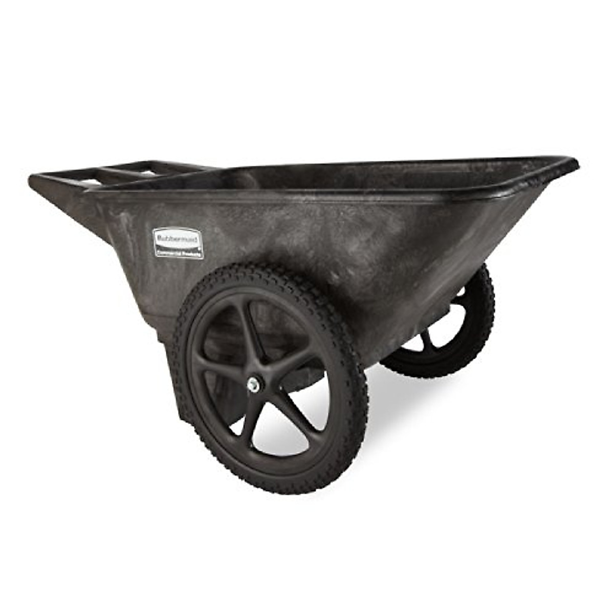 Rubbermaid Big Wheel 5642 Black Utility Agriculture, Nursery & Farm Cart, 58"L x 32-3/4"W x 28-1/4"H