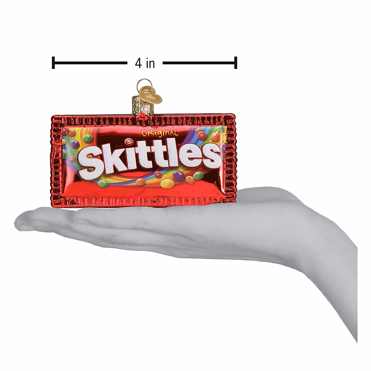 Old World Christmas Skittles Glass Blown Ornament for Christmas Tree