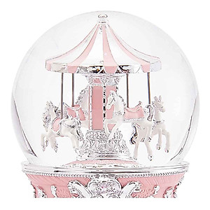 music Box Music Box - Horse Snowglobe Anniversary Christmas Birthday Gift for Wife Daughter Girlfriend Girl Wind Up Clockwork Musical Box Music box (Color : Green)