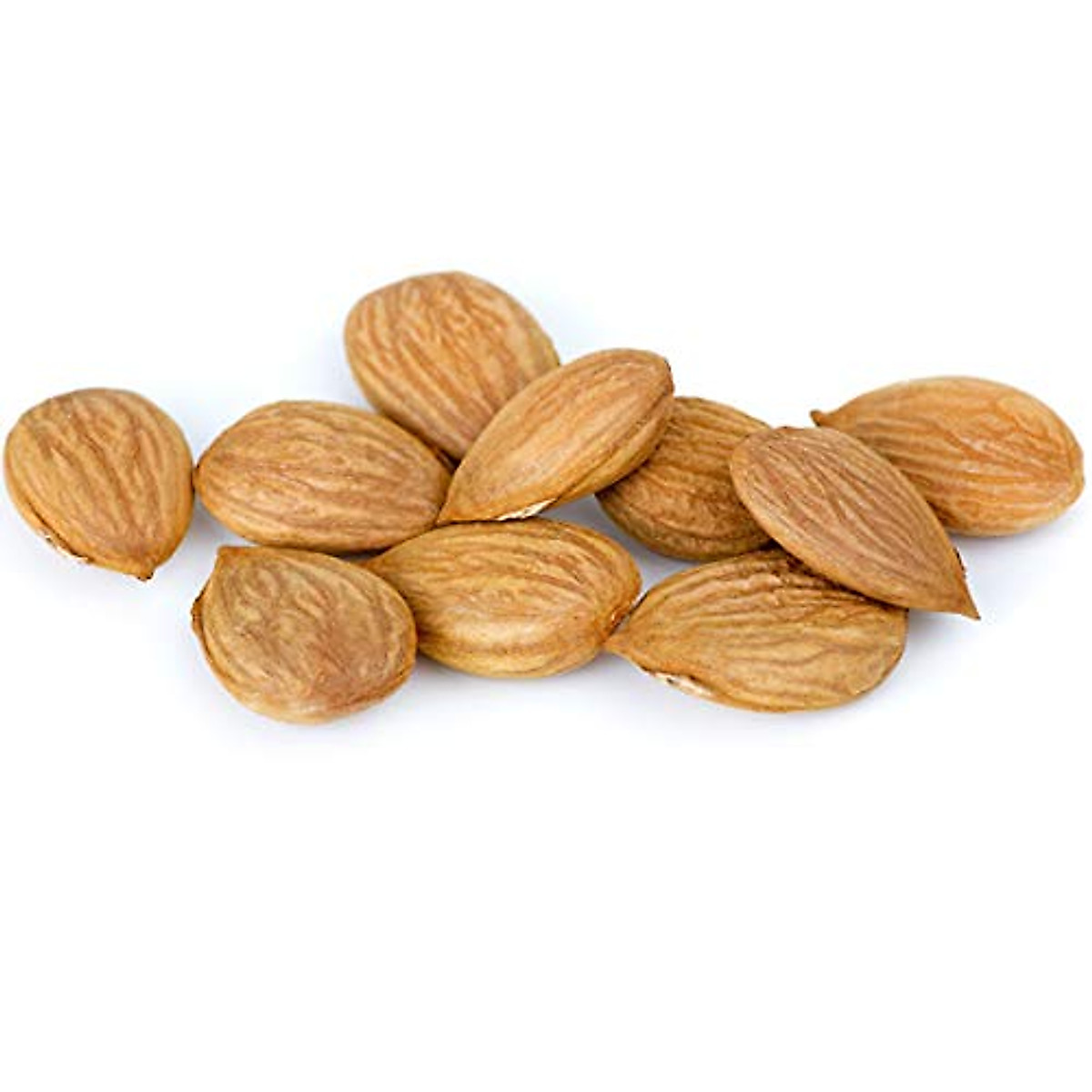 Bitter Apricot Seeds/Kernels, California USA Grown, Non GMO, Vegan, Raw & Large, The Best Natural Source of Vitamin B17, In a Resealable Pouch (1LB)