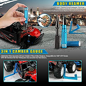 RC Hex Screwdriver Tool Kit - 24PCS Hex Nut Drivers Phillips Screwdriver Allen Wrench with Pliers Wrench Body Reamer Stand Tools for Rc Car DJI Drone Traxxas Boat Quadcopter Helicopter