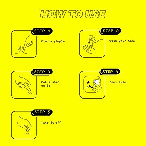 Starface Black Star BIG PACK, Hydrocolloid Pimple Patches, Absorb Fluid and Reduce Inflammation, Cute Star Shape, Cruelty-Free Skincare (96 Count)