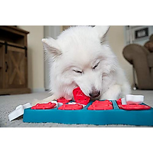 Outward Hound Nina Ottosson Dog Brick Interactive Treat Puzzle Dog Toy, Intermediate