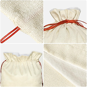 Horaldaily 3PCS Christmas Gift Bag Christmas Sacks for Presents 16x20 Inch,Christmas Tree Snowman Stocking Storage Sack Present Xmas Gift Bags Party Favors Bags