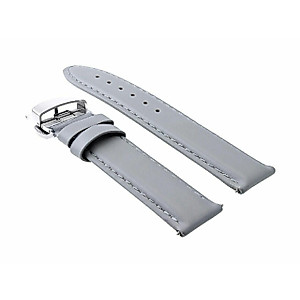Ewatchparts 18-19-20-22-24MM LEATHER BAND STRAP SMOOTH COMPATIBLE WITH IWC PILOT PORTUGUESE