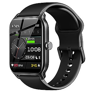 Fitpolo Smart Watch for Men Women, Alexa Built-in 1.8" Fitness Watch for Android iPhone(Answer/Make Call), Mens/Womens Smart Watches with Heart Rate Sleep SpO2 Monitor,100+ Sports Activity Trackers