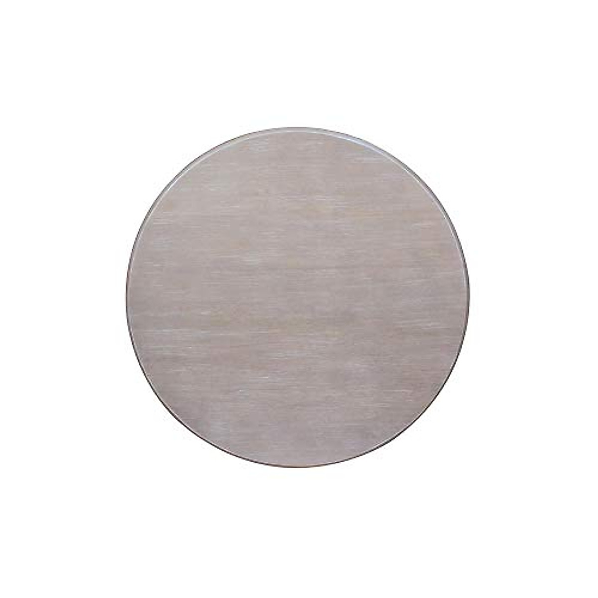 International Concepts 30" Round Top Pedestal Table-28.9" H, Washed Gray Taupe