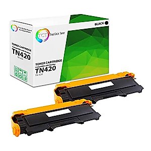 TCT Premium Compatible Toner Cartridge Replacement for Brother TN-420 TN420 Black works with Brother HL-2220 2230 2240 2270 2280, MFC-7360 7460 7860, DCP-7060 7065 7070 Printers (1,200 Pages) - 2 Pack