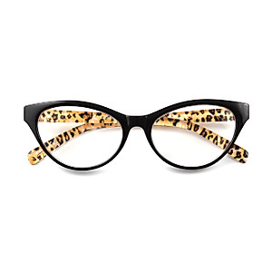 Betsey Johnson womens Kai Blue Light Glasses Reading Glasses, Cheetah, 40mm US