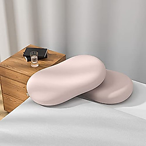 CHFONG Pillowcases for Memory Foam Pillow, Premium Comfortable Ice Silk Pillow Cover for Foam Sleeping Pillows, Durable Smooth Soft Breathable Pillow Case - Pink