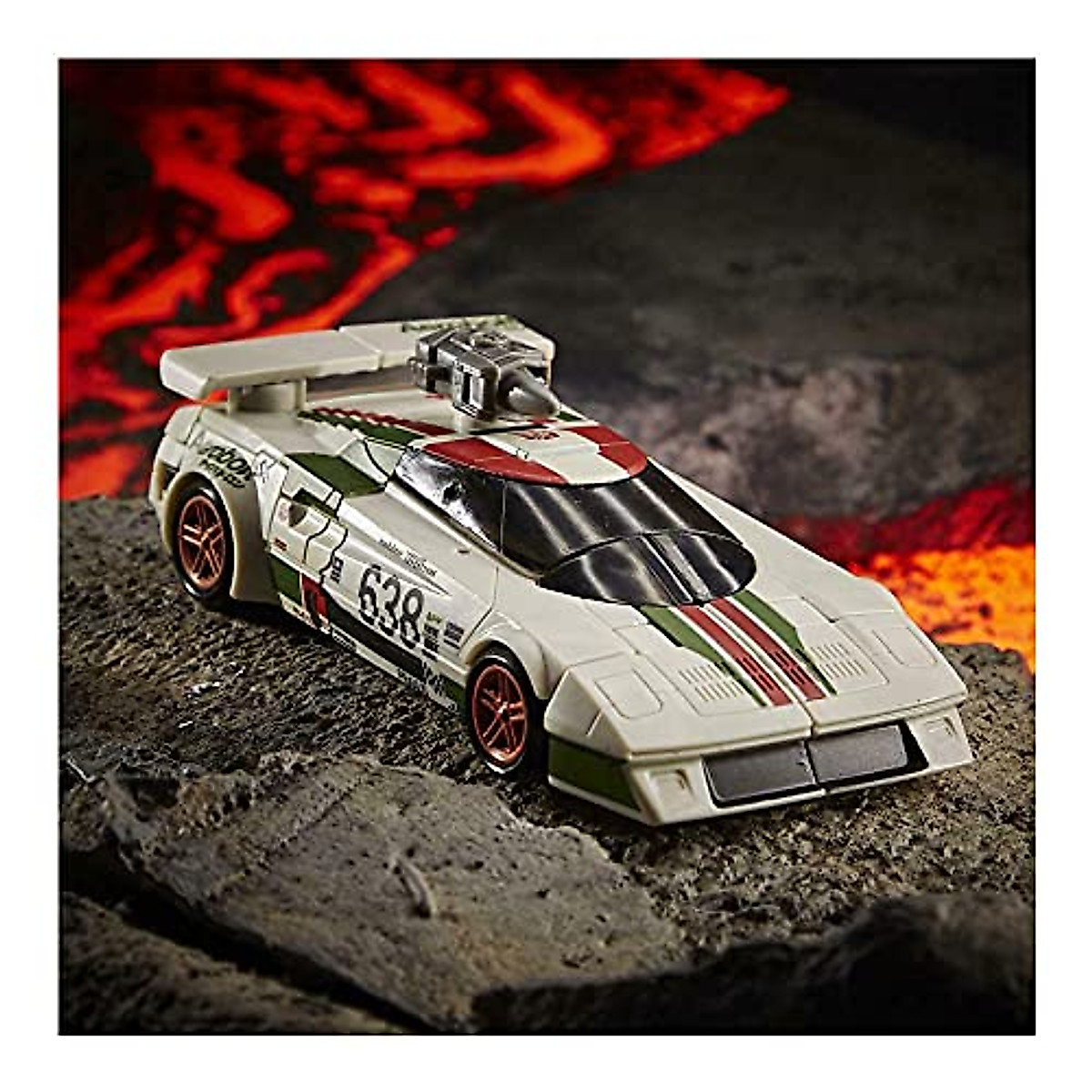 Transformers Toys Generations War for Cybertron: Kingdom Deluxe WFC-K24 Wheeljack Action Figure - Kids Ages 8 and Up, 5.5-inch