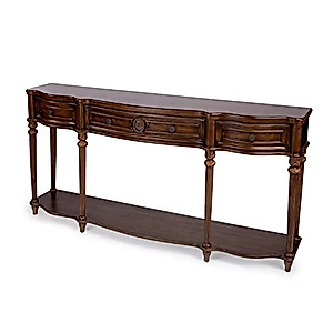BUTLER PEYTON VINTAGE OAK CONSOLE TABLE