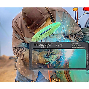 TrueArc HD Auto-Darkening Welding Lens – Replacement True Color Filter Welding Helmet Accessories – Fits most 2” X 4.25" Welding Hoods – Shade 9, 10 & 11