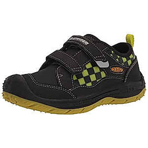 KEEN Speed Hound Durable Comfortable Easy On High Traction Sneakers, Black/Multi, 12 US Unisex Little Kid